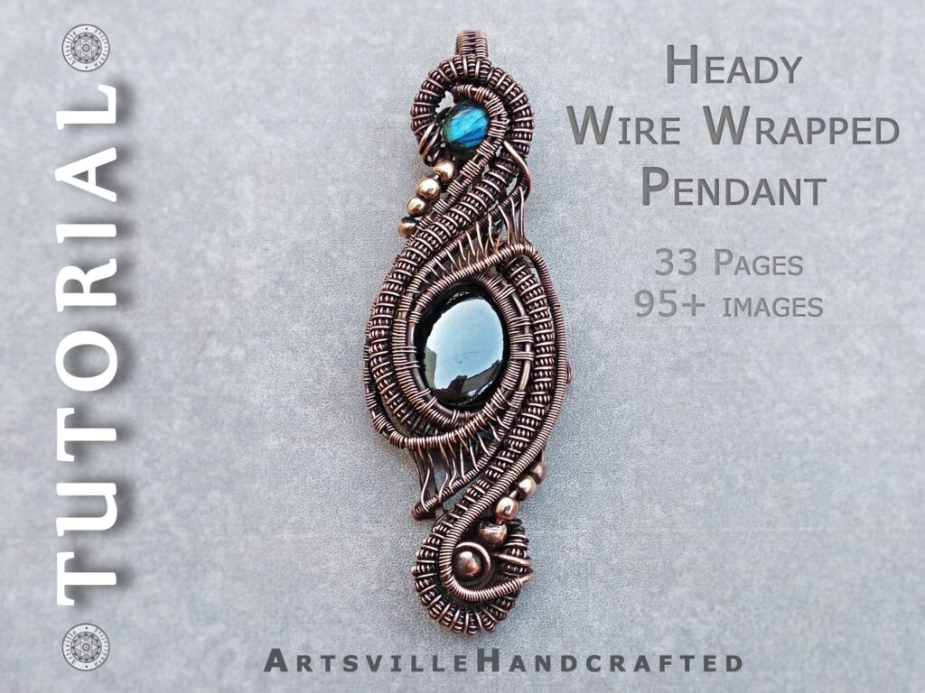Heady Wire Wrap Pendant Tutorial PDF download