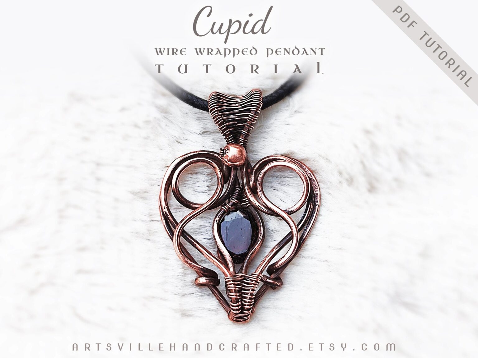 Wire Wrapped Heart Pendant Tutorial | Download PDF | Wire Wrap