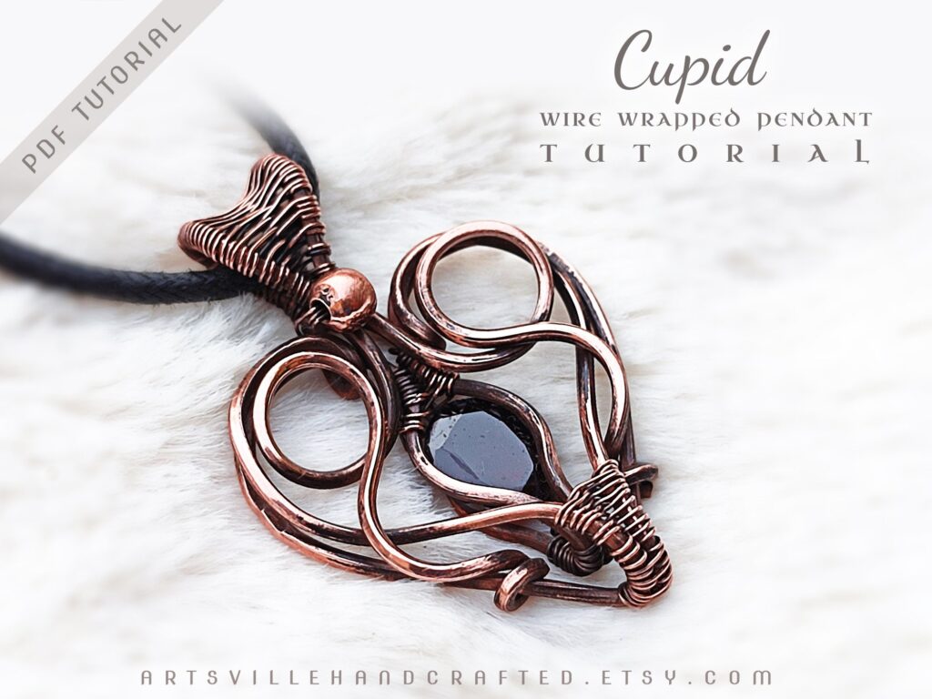 Wire Wrapped Heart Pendant Tutorial | Download PDF | Wire Wrap
