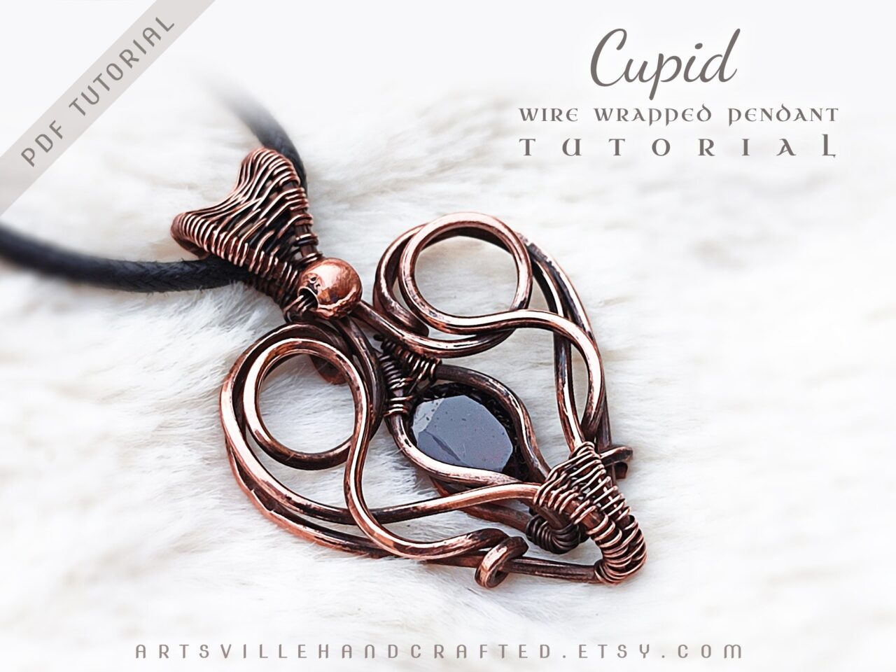 Wire Wrapped Heart Pendant Tutorial | Download PDF | Wire Wrap