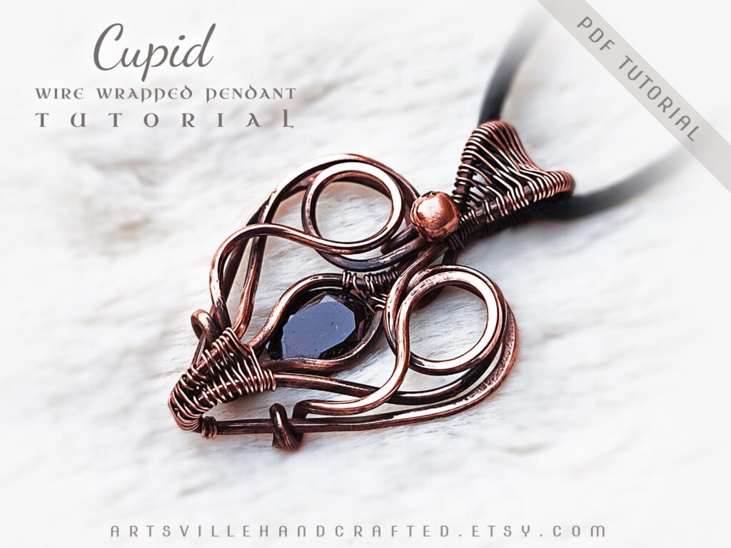 Wire Wrapped Heart Pendant Tutorial | Download PDF | Wire Wrap